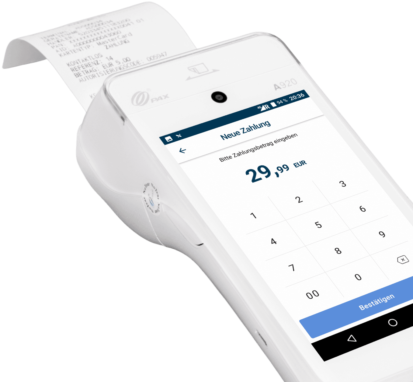 Ich habe bereits ein EC-Terminal von Ihnen und würde gerne auf das neue ...